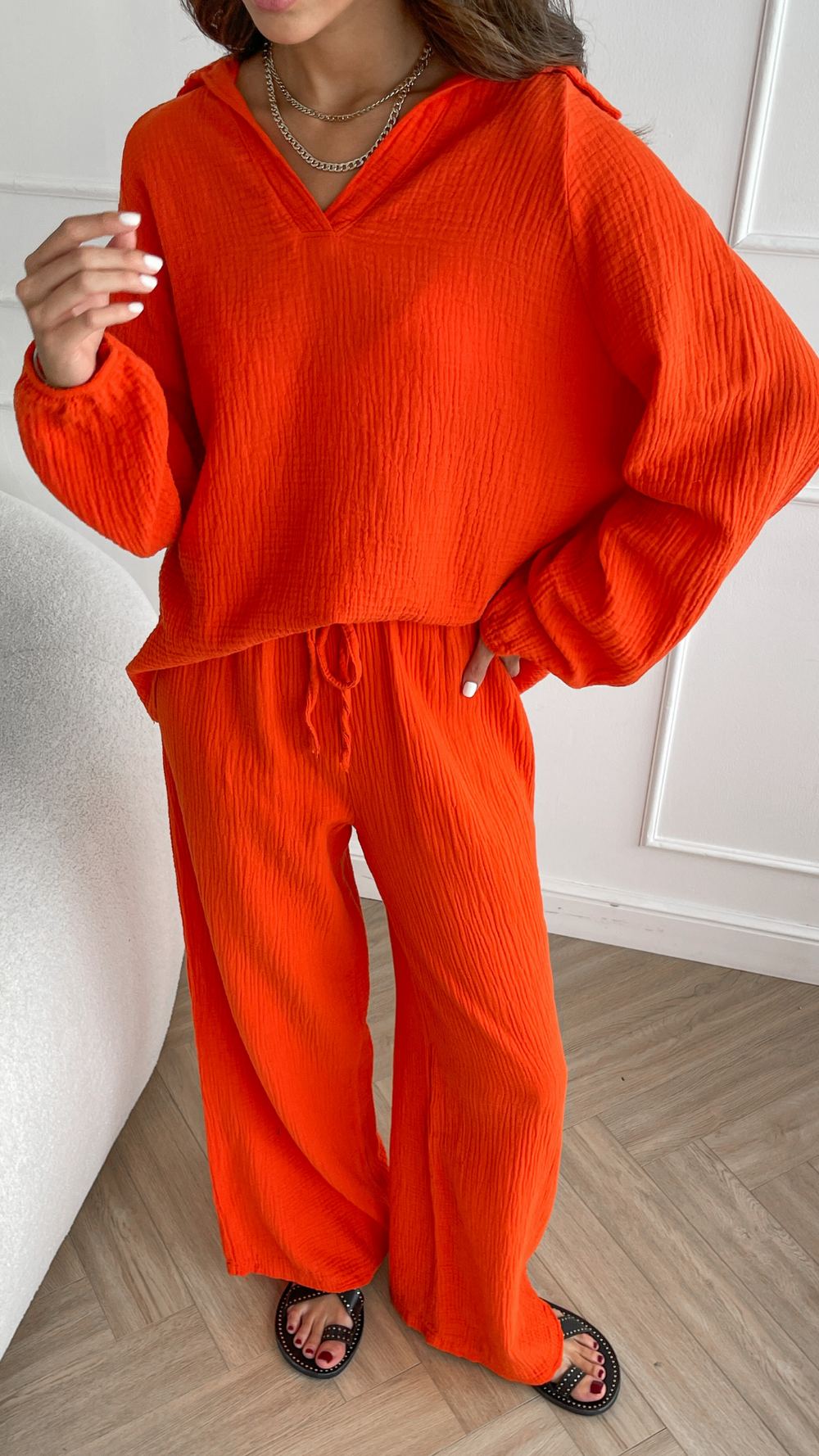 CHARLI - SELINA COTTON SET - AMBER