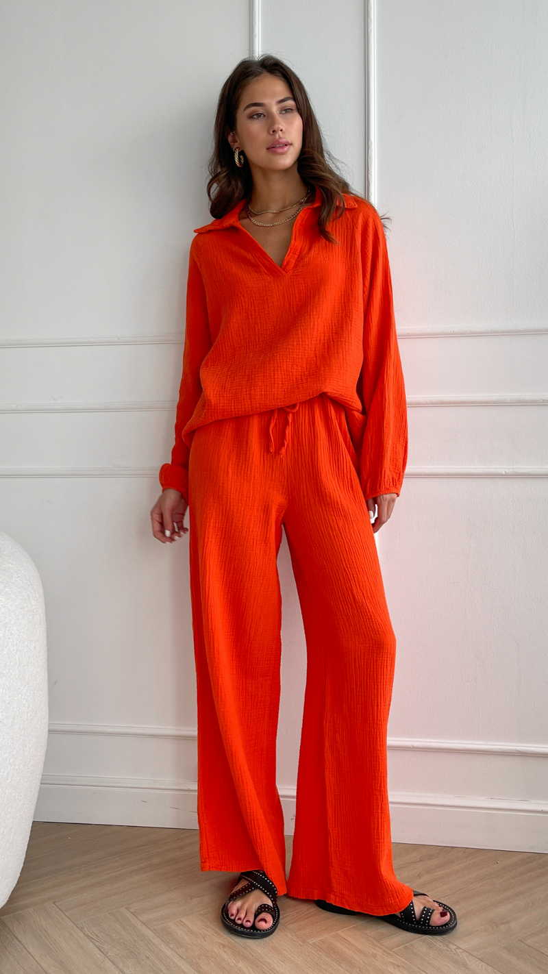 CHARLI - SELINA COTTON SET - AMBER